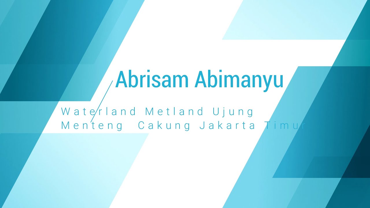 Abrisam & Abimanyu Renang Waterland - YouTube