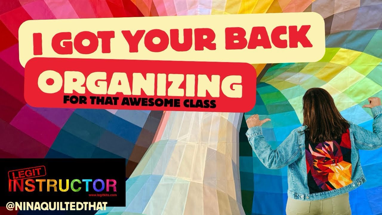 I've Got Your Back: Prep & Organize for Your Legit Kits Workshop! - YouTube