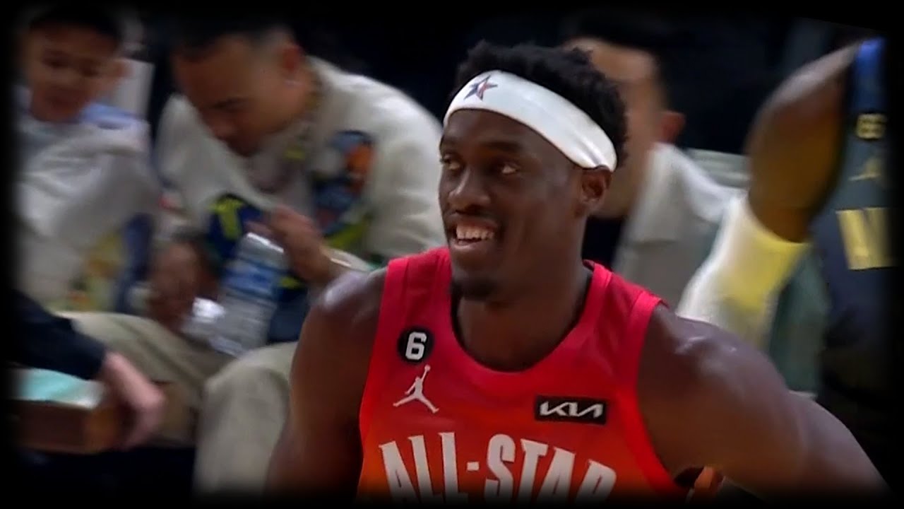 Pascal Siakam light two handed Slam Dunk | 2023 NBA All-Star Game - YouTube