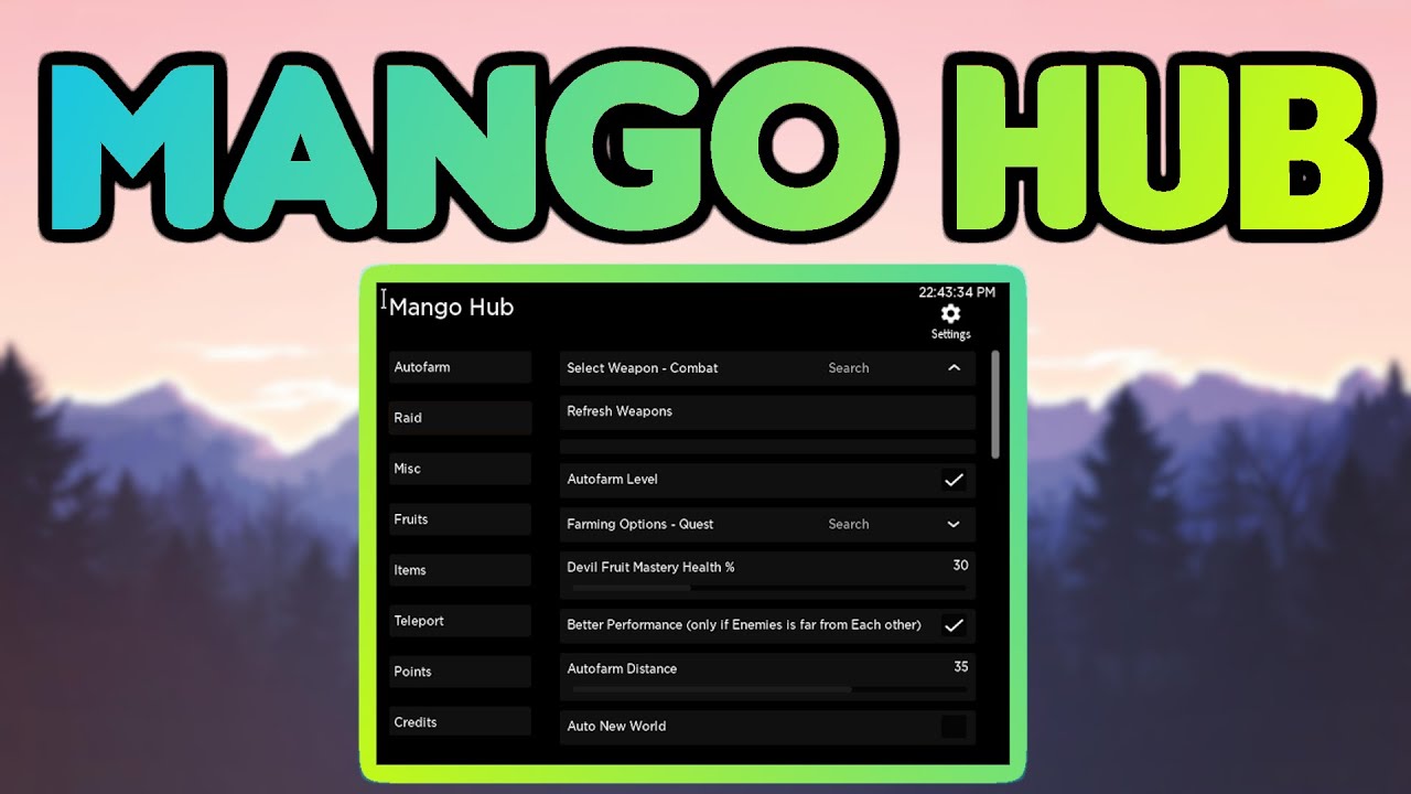 OP Bloxfruit Script (Works With Byfron) Amazing Autofarm | Mango Hub ...