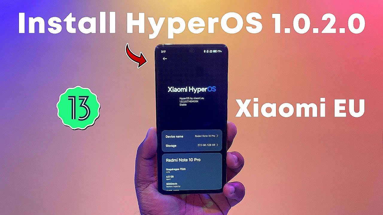 Install HyperOS 1.0.2.0 Xiaomi EU on Redmi Note 10 Pro! - YouTube