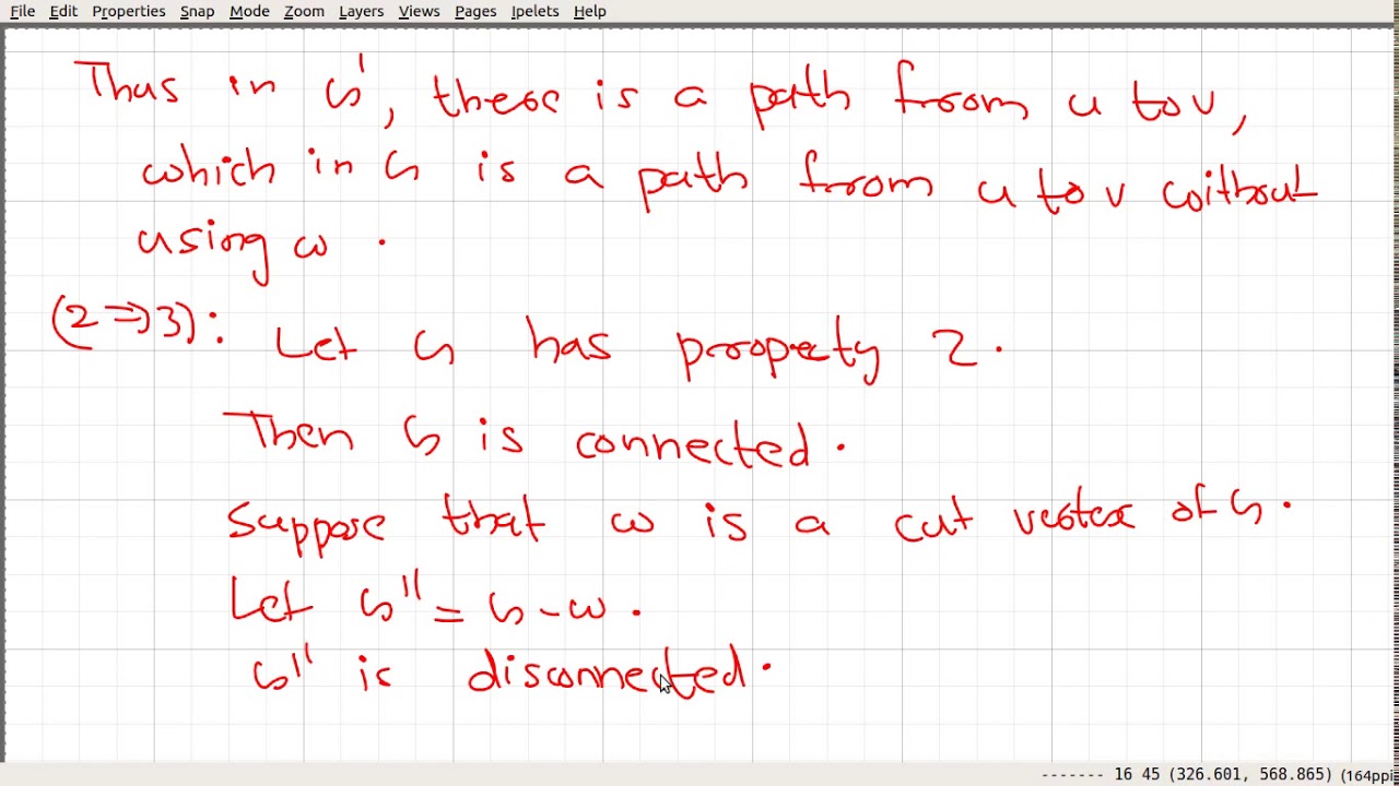 Video_77: A Property of a 2 connected Graph - YouTube