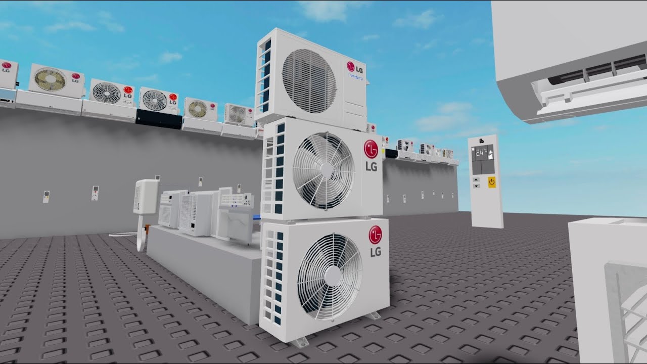 New Air Conditioner LG - AC | Roblox Game - YouTube