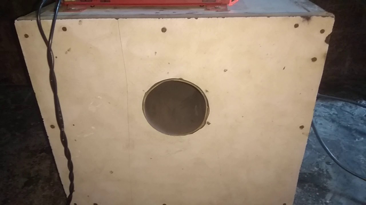 Bass I love my homemade amplifier box - YouTube