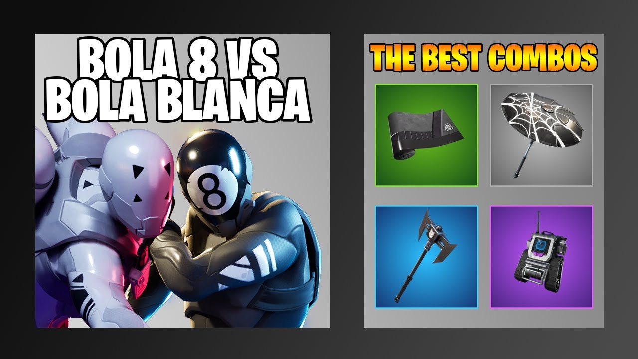 Los Mejores Combos de la Skin de Bola 8 Vs Bola Blanca | Fortnite - YouTube