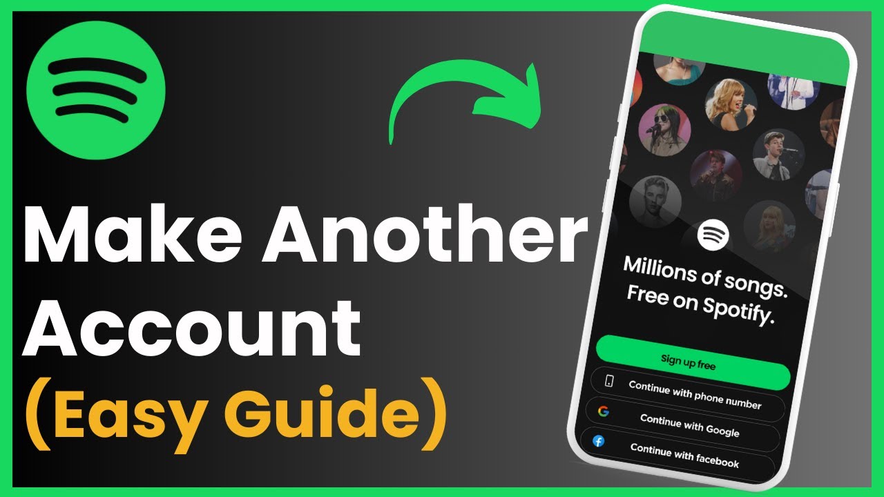 How To Make Another Account On Spotify ! - YouTube