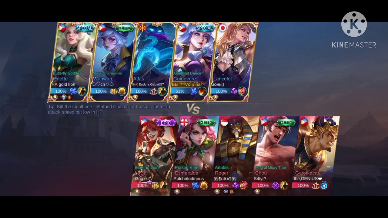 esme and Chou challenging my Guinivere (first gameplay) - YouTube