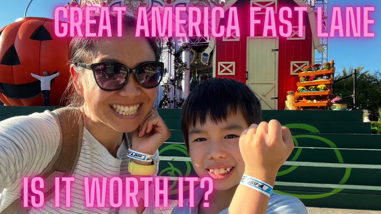 Great America Trying a Fast Lane Pass - YouTube