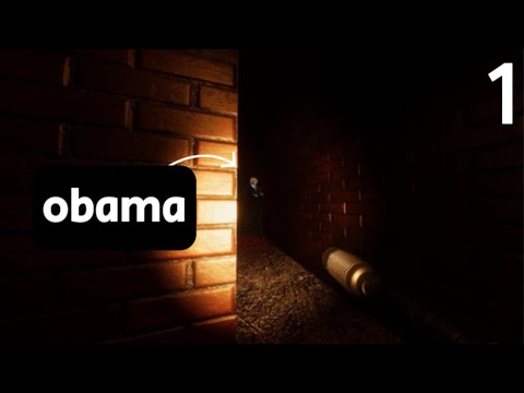 SILLY SCARY GAME ( 1 ) ( OBAMA MAZE ) - YouTube