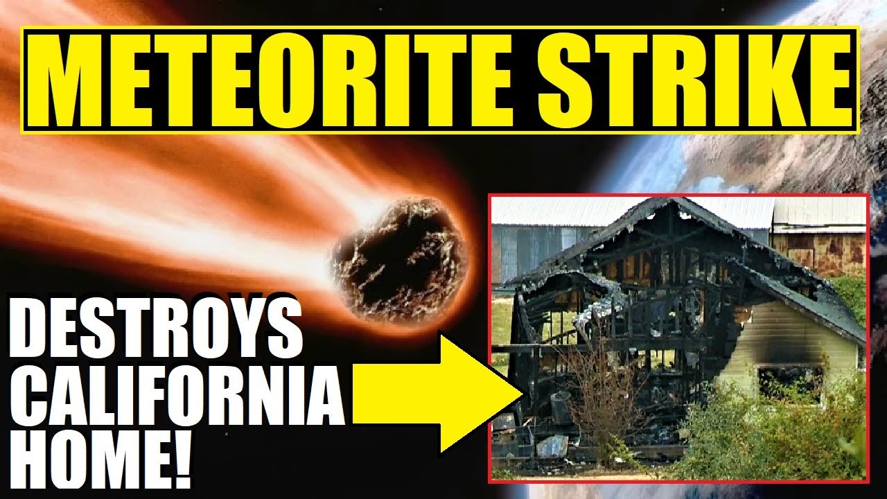 METEORITE Strike Destroys Mans Home In Northern California! - YouTube