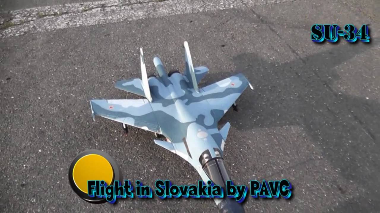 Su-34 RC by PAVC HD5 - YouTube