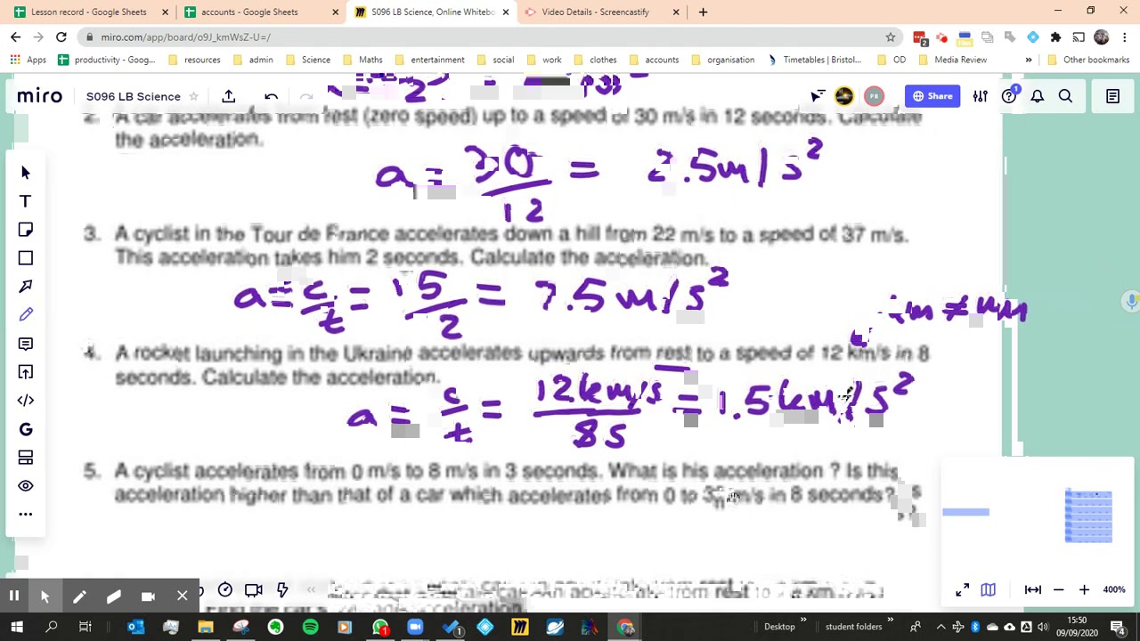 Some questions on acceleration (GCSE Physics) - YouTube