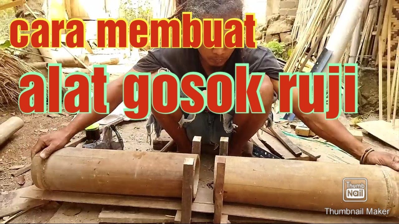 Cara membuat alat penghalus ruji, SEDERHANA PAKAI BUMBUNG - YouTube