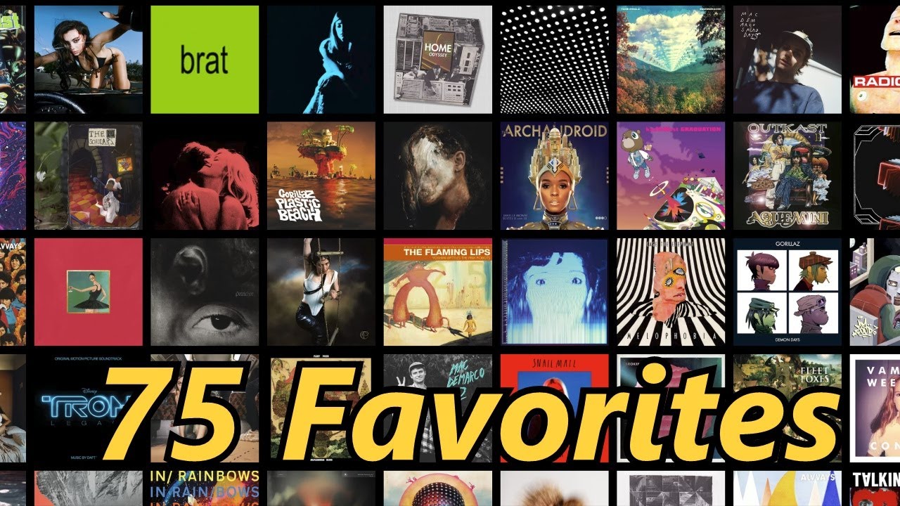 My 75 Favorite Albums - YouTube