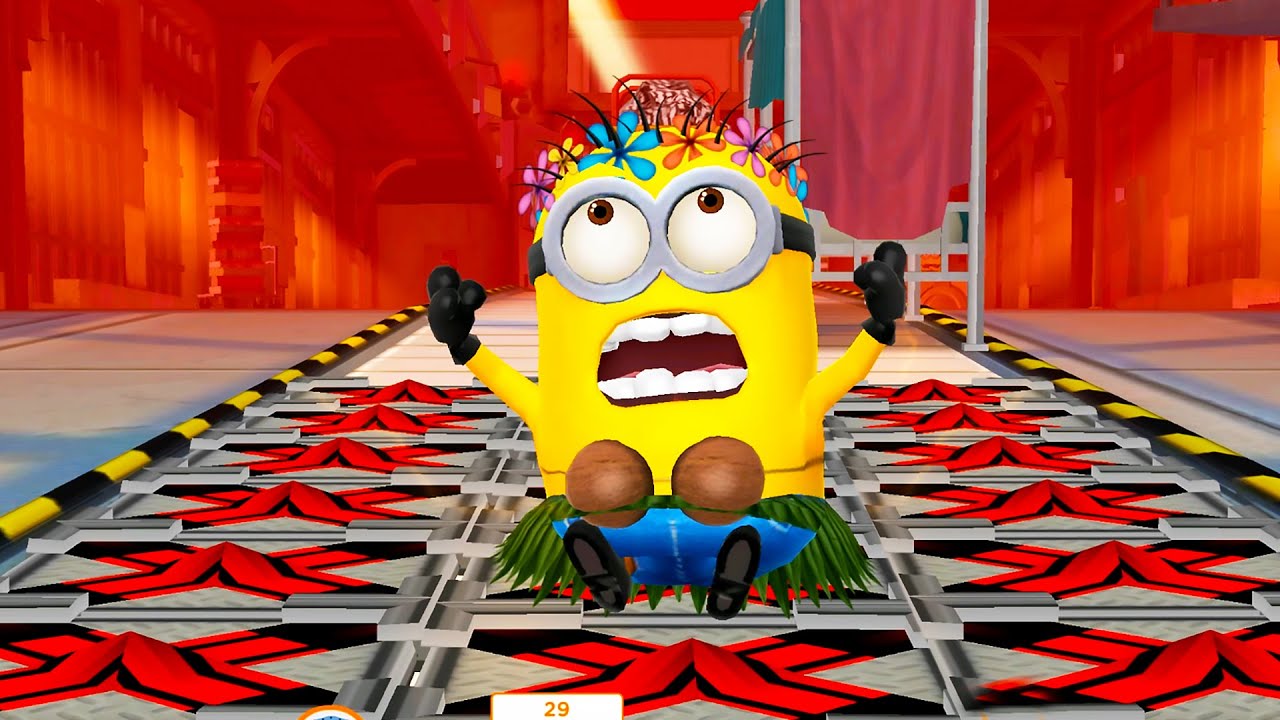 Dancer Minion and Red Zones ! Despicable me Minion rush Old version ...