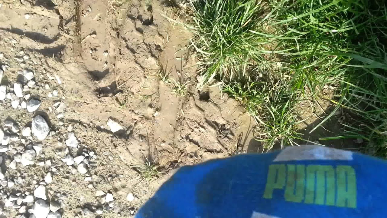 Blue Puma Socks getting dirty - YouTube