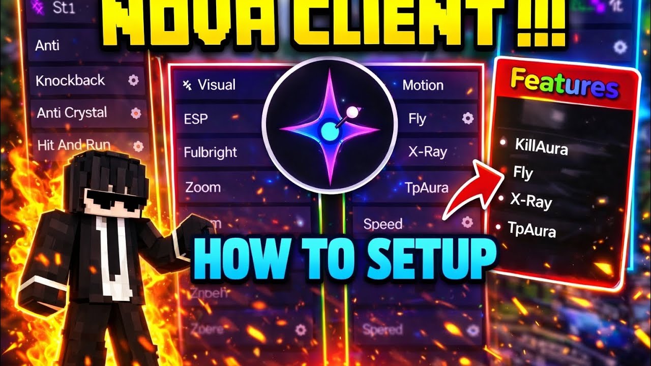 How to setup and use Nova client #minecraft #novaclient - YouTube