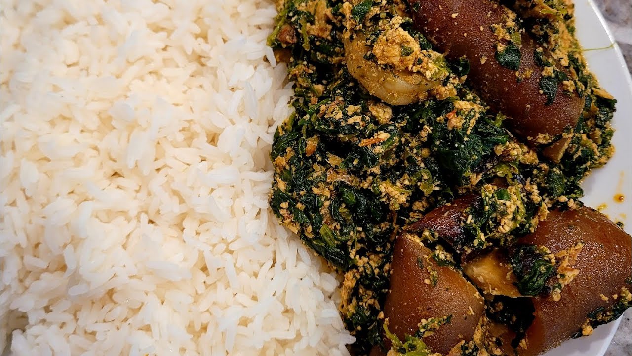 How to cook the perfect palava sauce and rice. - YouTube