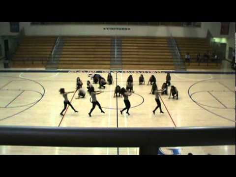 Drill Team Tryout Routine - YouTube