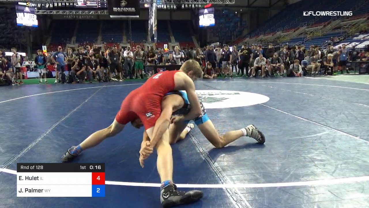 132 Lbs Rnd Of 128 Ezekiel Hulet Illinois Vs Jace Palmer Wyoming - YouTube
