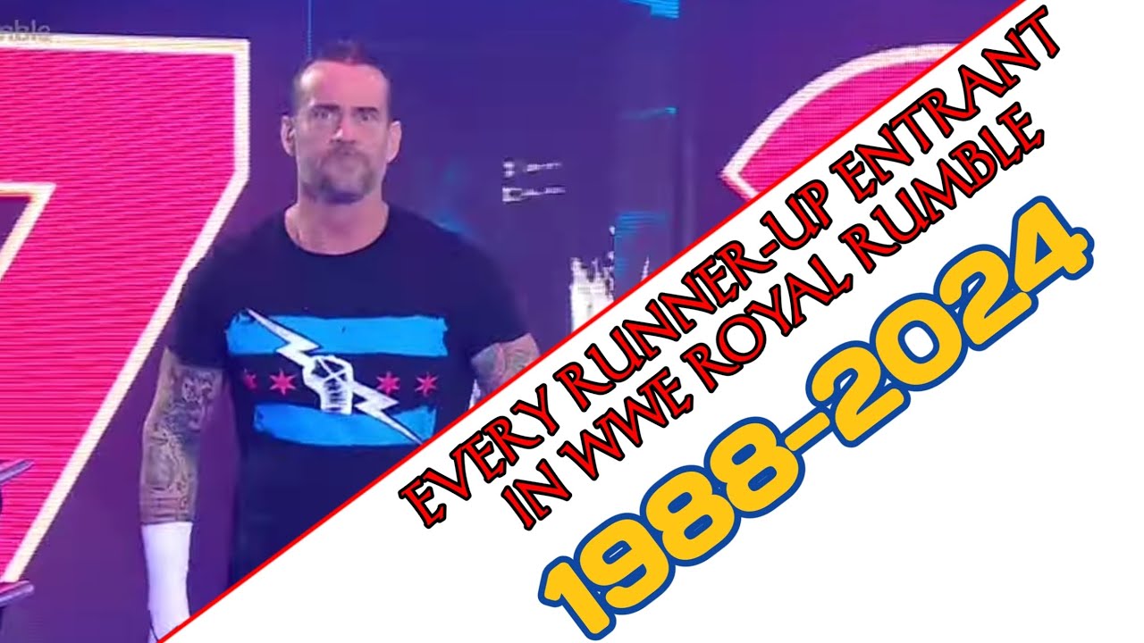 EVERY RUNNER-UP ENTRANT IN WWE ROYAL RUMBLE (1988-2024) (UPDATED) - YouTube