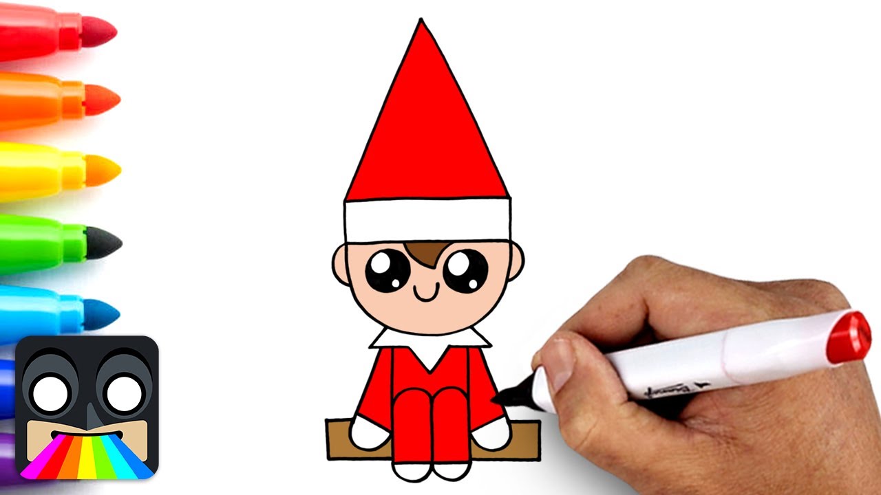 How To Draw Elf on the Shelf - YouTube