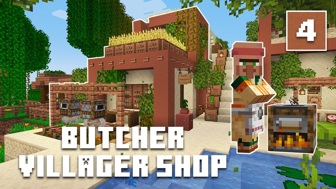 Desert Village Butcher Shop - Let's Play Minecraft 1.20 - Episode 4 ...