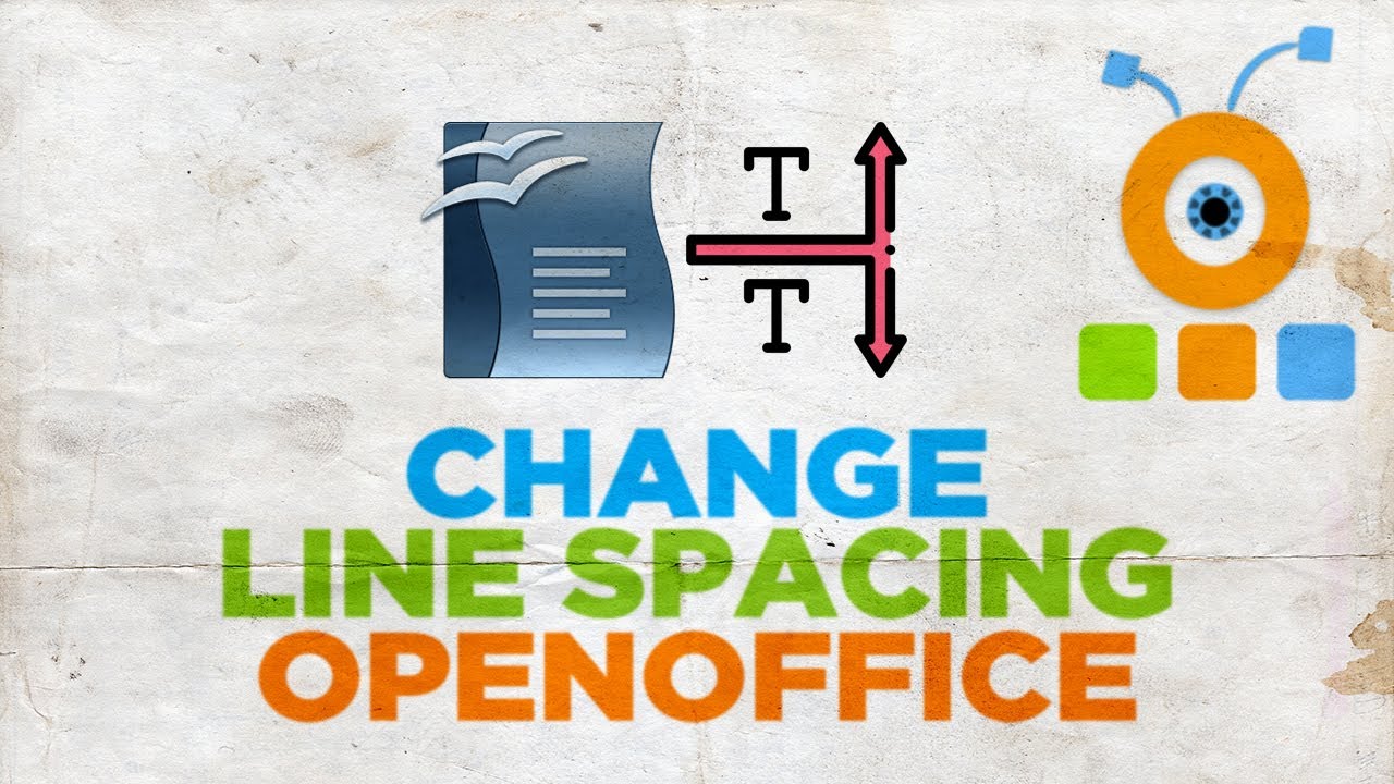 How to Set Line Spacing in Open Office - YouTube