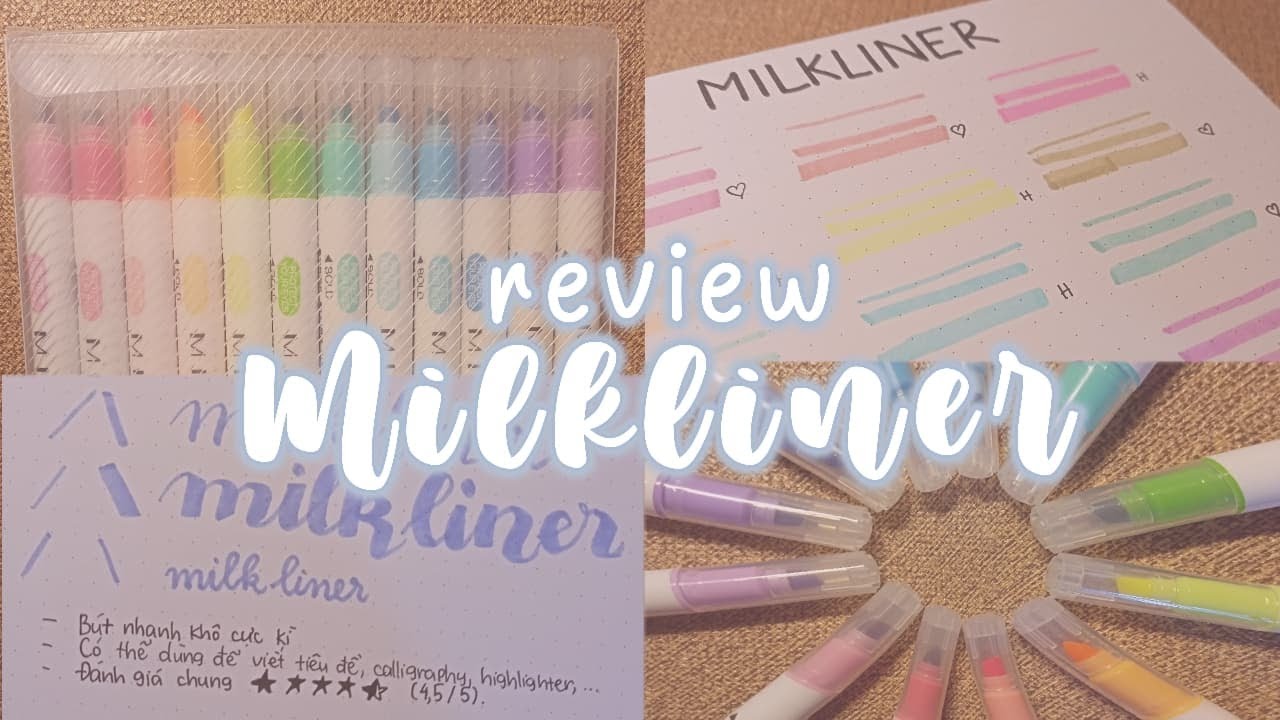 🌽 review: Milkliner Highlighter // đánh giá bộ highlighter Milkliner ...