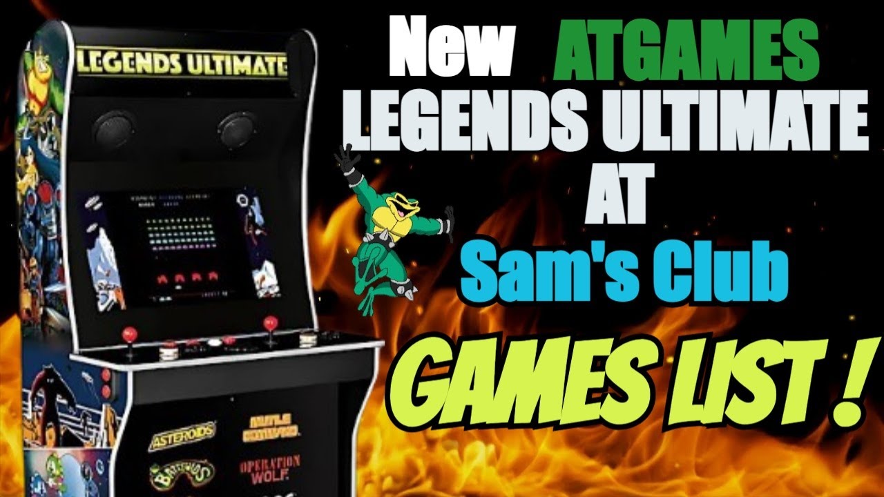 AtGames Legends Ultimate HD at Sam's Club Games List Revealed! - YouTube