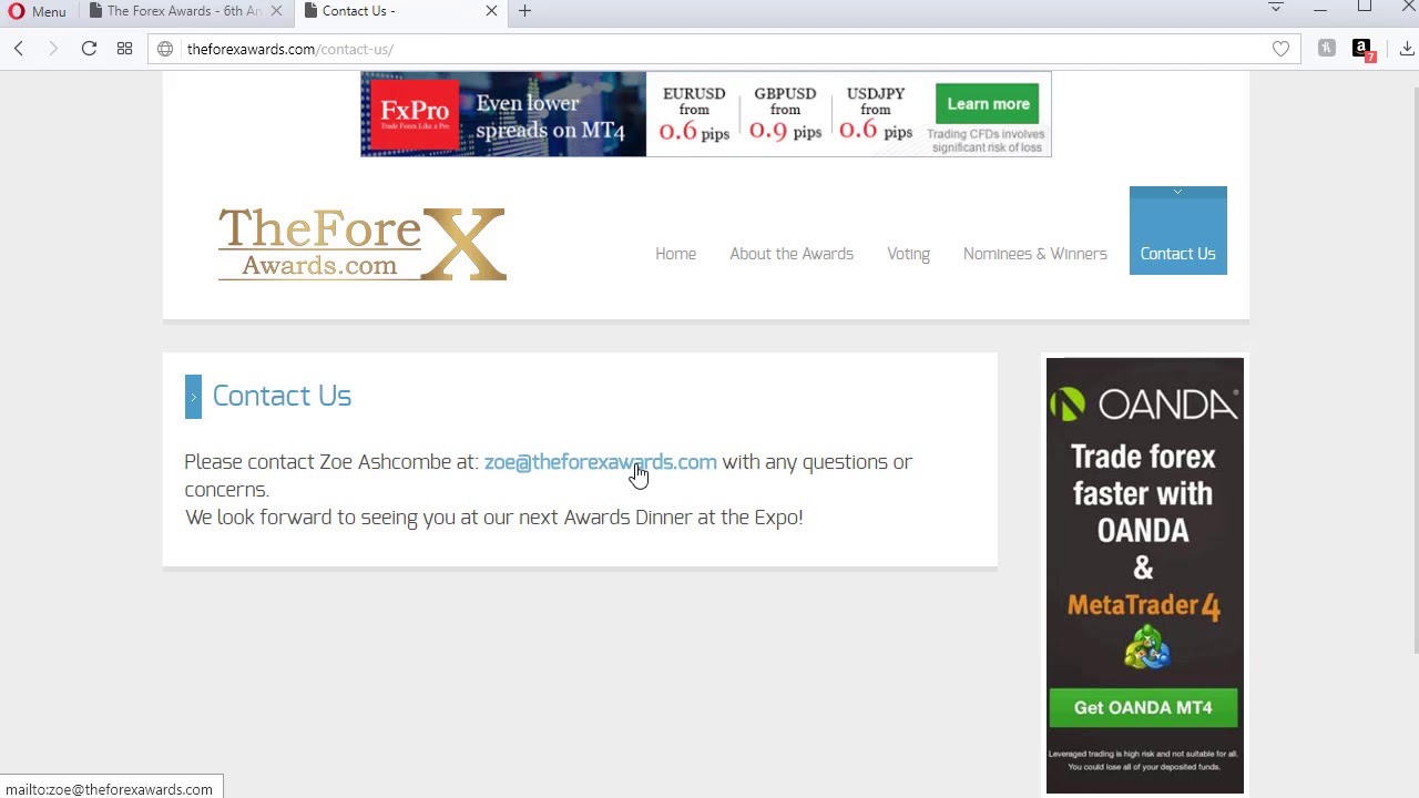FOREX SCAM ALERT The ForexAwards com - YouTube