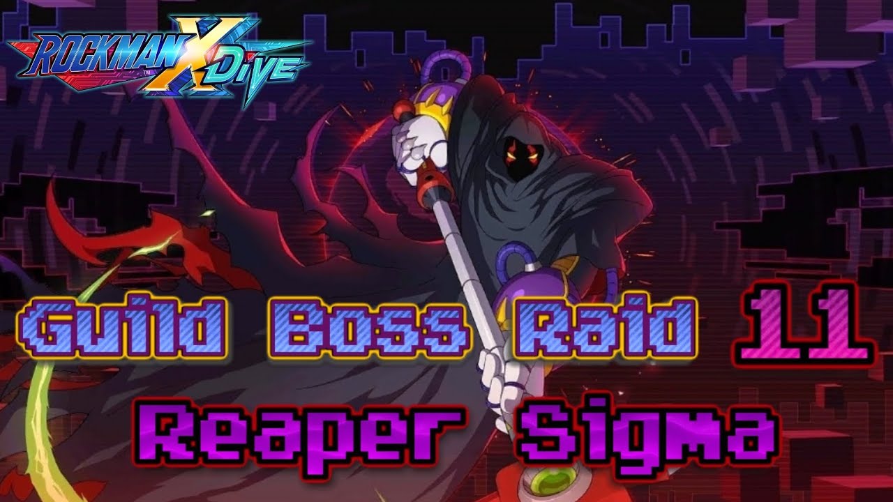 Mega Man X DiVE - Guild Boss #11 - Reaper Sigma - YouTube