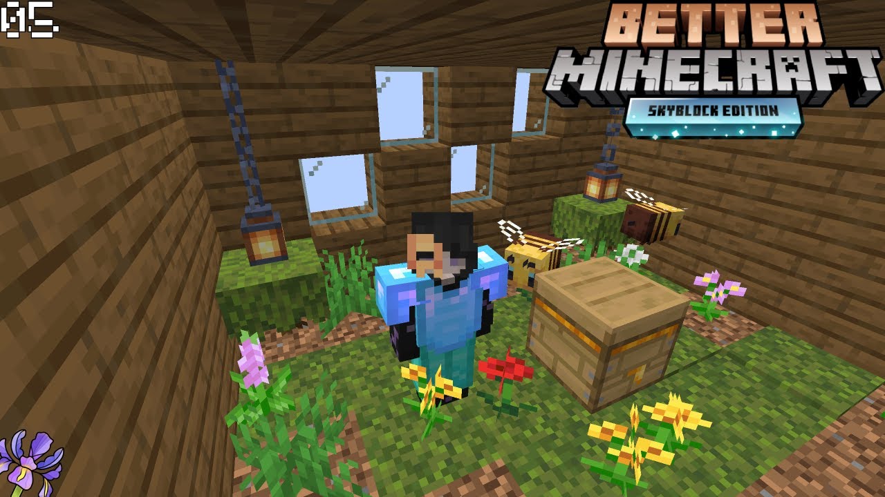 Better Minecraft Skyblock: BEES and Nether Dungeons (5) - YouTube