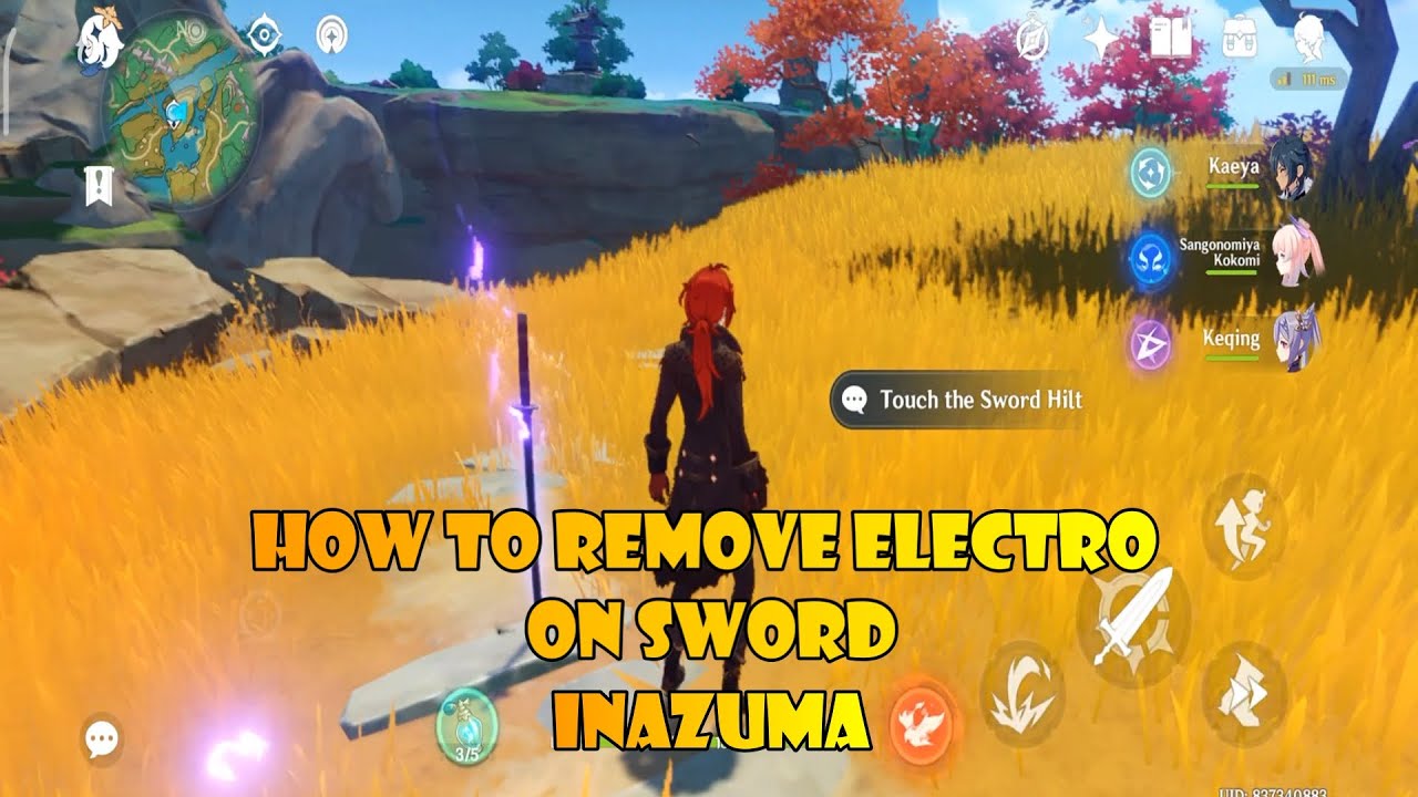 How to remove electro on sword genshin impact - YouTube