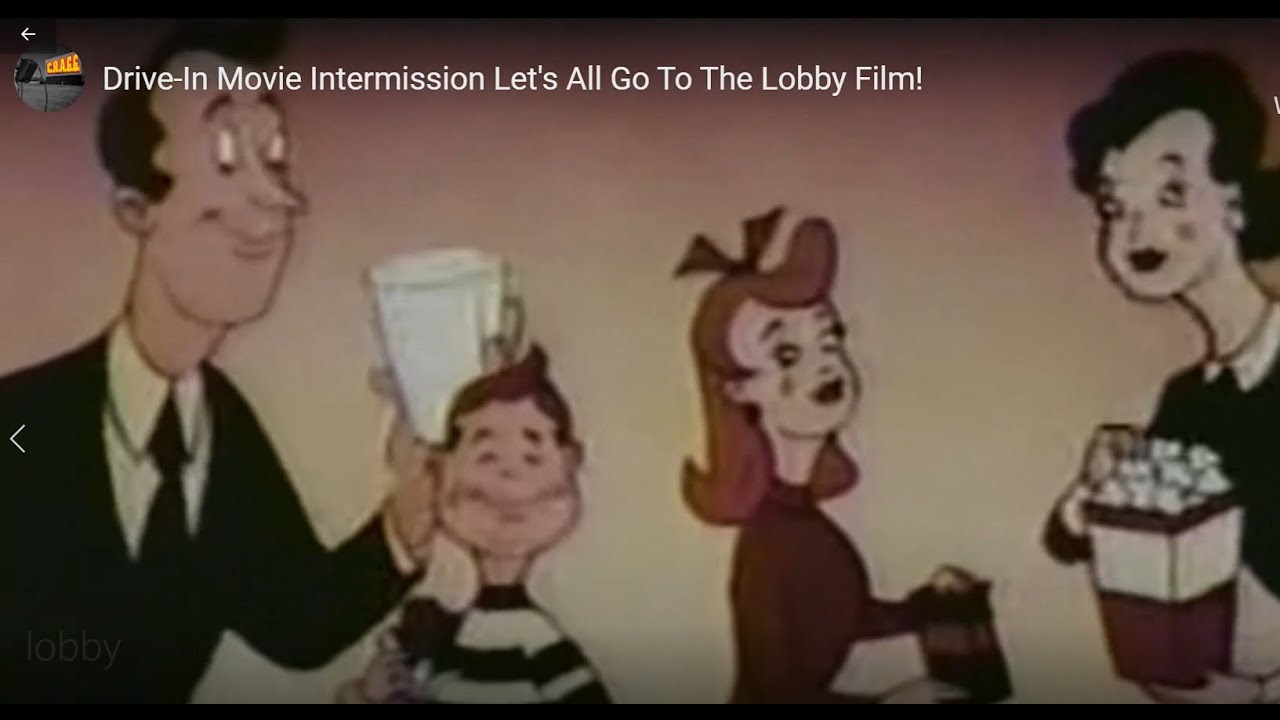 How many of you remember this old drive-in intermission cartoon? - YouTube