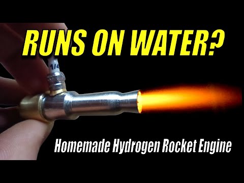 Water To Rocket Fuel - Building a Hydrogen Rocket Engine Powered by Electrolysis - YouTube