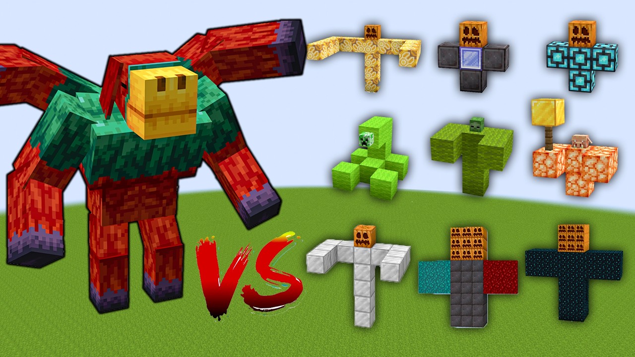 Super Sniffer vs All Minecraft Bosses and Mutants / Minecraft Mob ...