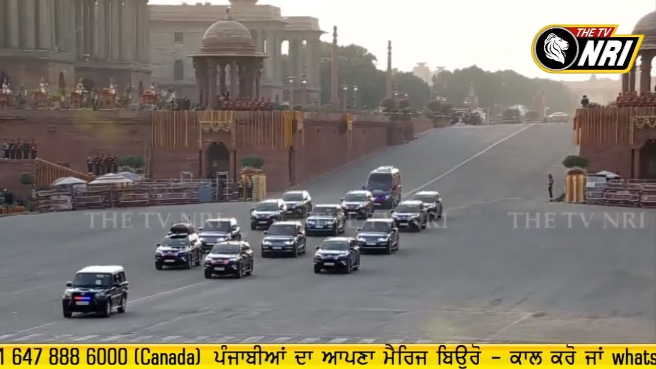 Indian Prime Minister"s Convoy On Beating Retreat Ceremony 2020 New ...