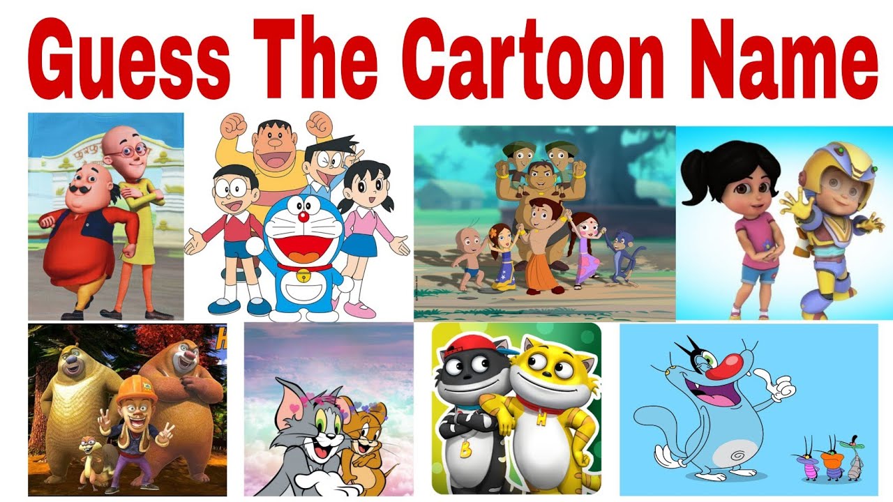 Guess The Cartoon Name 🤔😀 || Quiz || Quiz video || Fun Quiz || Mind ...