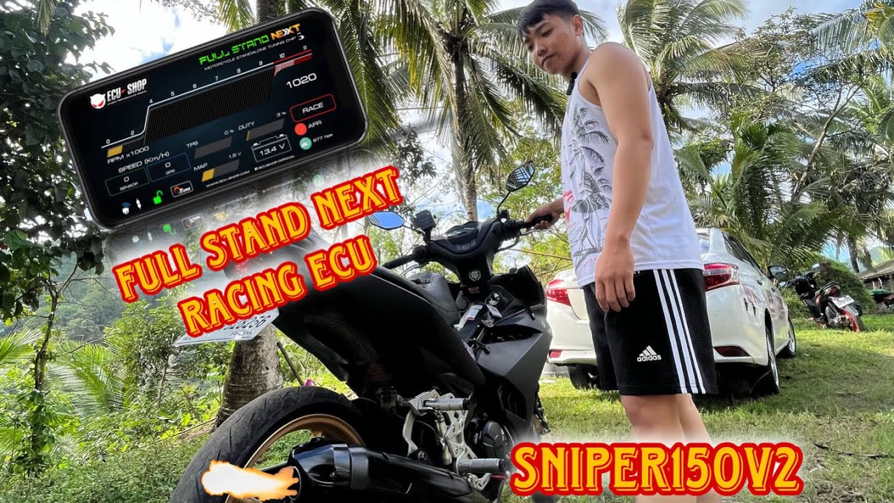 SNIPER150V2 30k LANG?!! FULL STAND NEXT RACING ECU!!!! - YouTube