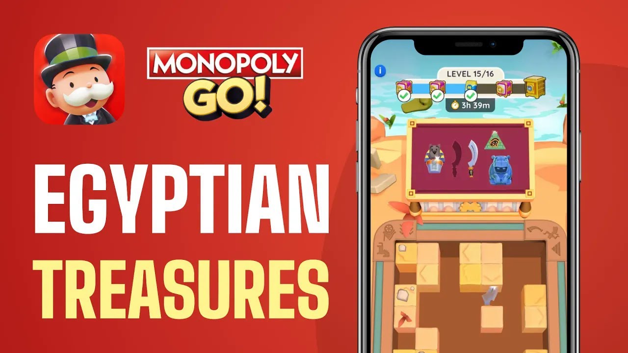 Monopoly GO Egyptian Treasures Strategy - EASY Guide 2025 - YouTube