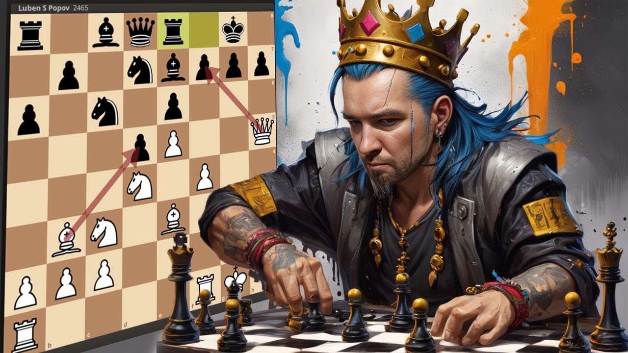 Извлечение короля ♟ Комбинация с жертвой ферзя Youtube