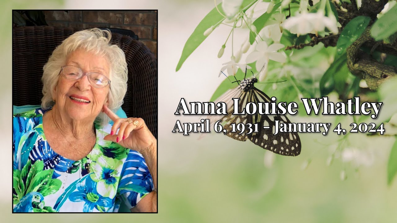 Anna Whatley's Keepsake Video - YouTube