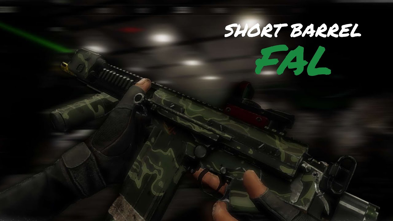 Playing with short barrel Fal in tv stations | Arena breakout S6 - YouTube