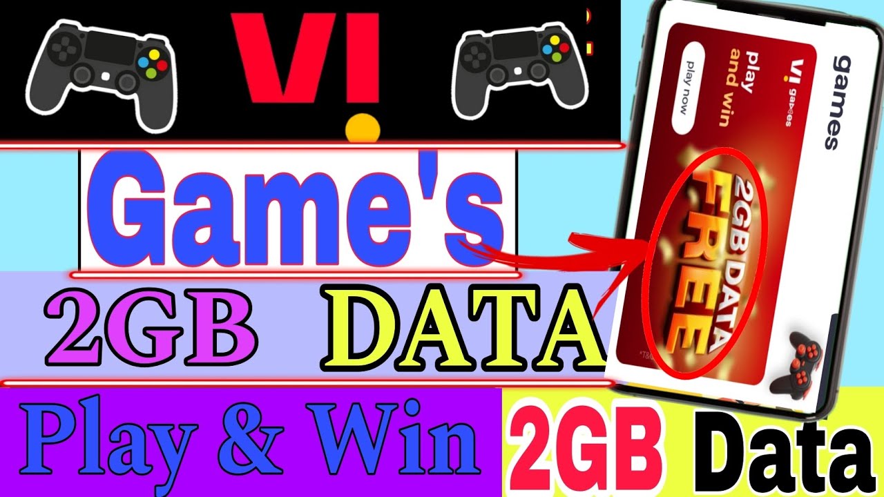 Vi Game's Play & Win 2GB Free Data 🔥| Vi play & win 2GB data | Vi game ...