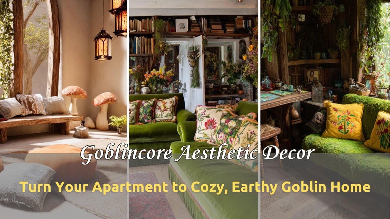 Goblincore Aesthetic Decor, Turn Your Apartment to Cozy, Earthy Goblin ...