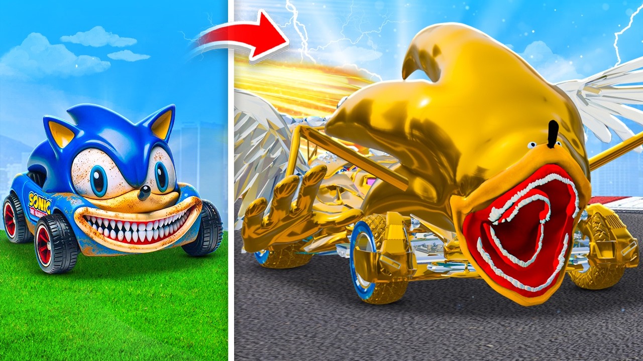 Upgrading SHIN SONIC CARS In GTA 5! - YouTube
