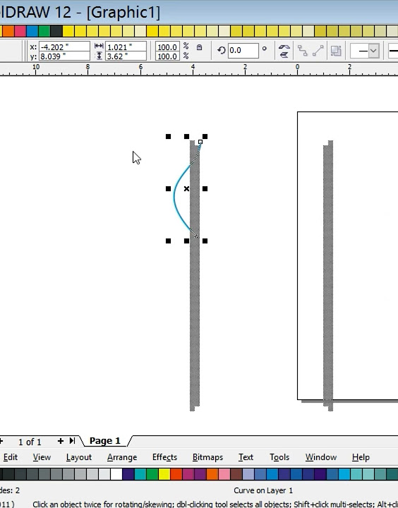 Rotate And Duplicate Selected Object In Coreldraw 😱। Shorts Ytshorts Coreldraw