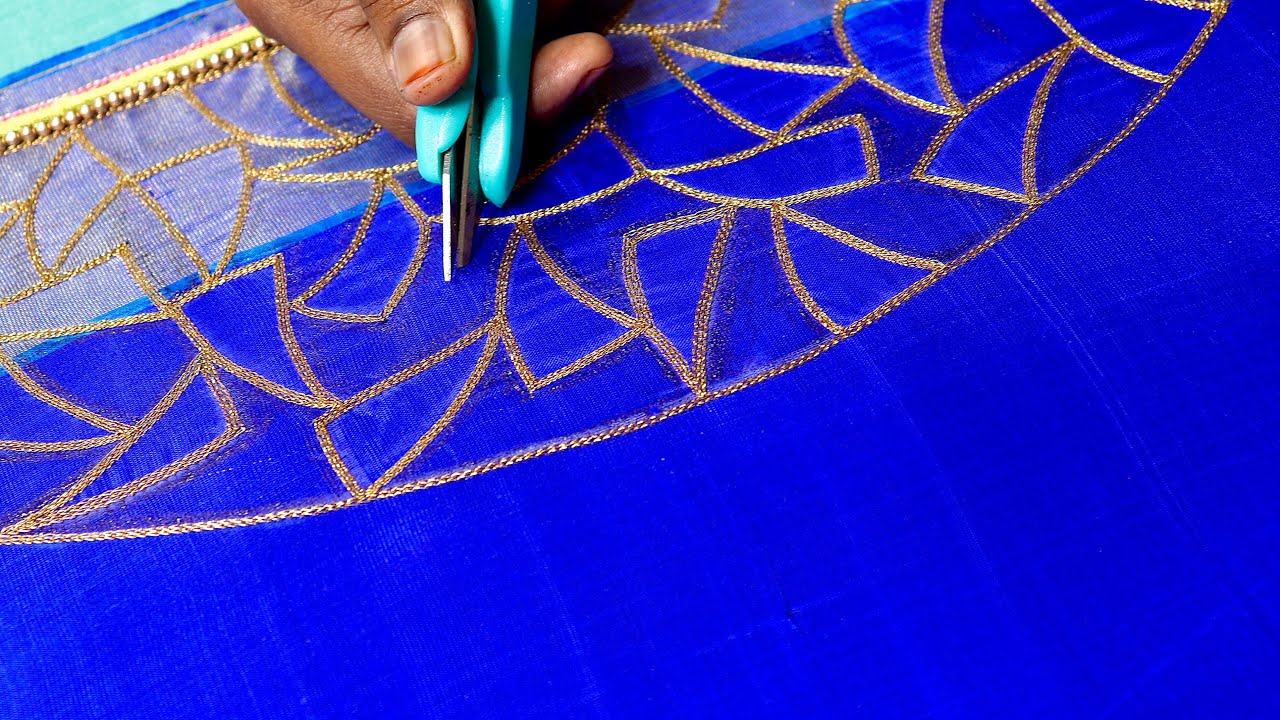 Cutwork embroidery for beginners - YouTube