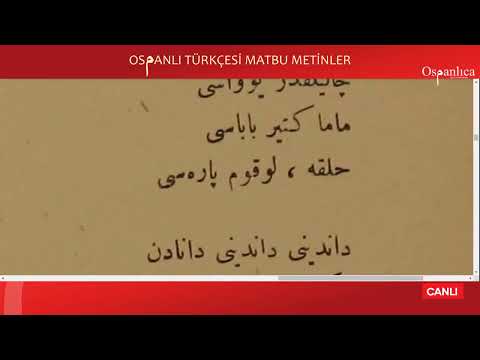 Ninniler - Osmanlıca Matbu Metinler (24. Ders)